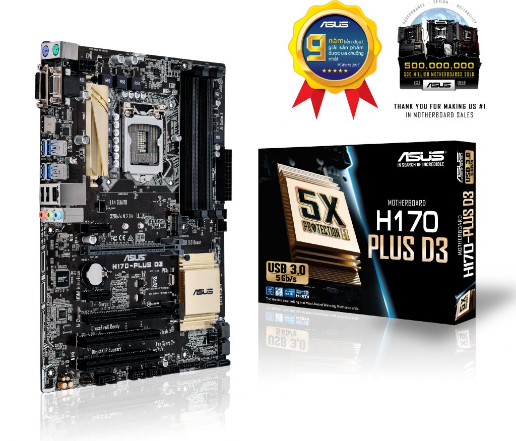 Mainboard ASUS H170 PLUS D3